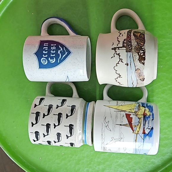 Vintage | Kitchen | Vintage Beach Mugs | Poshmark